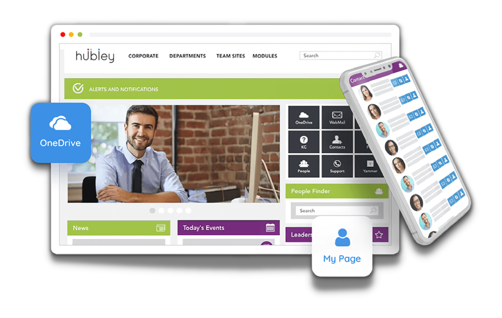 Modern SharePoint Intranet | hubley
