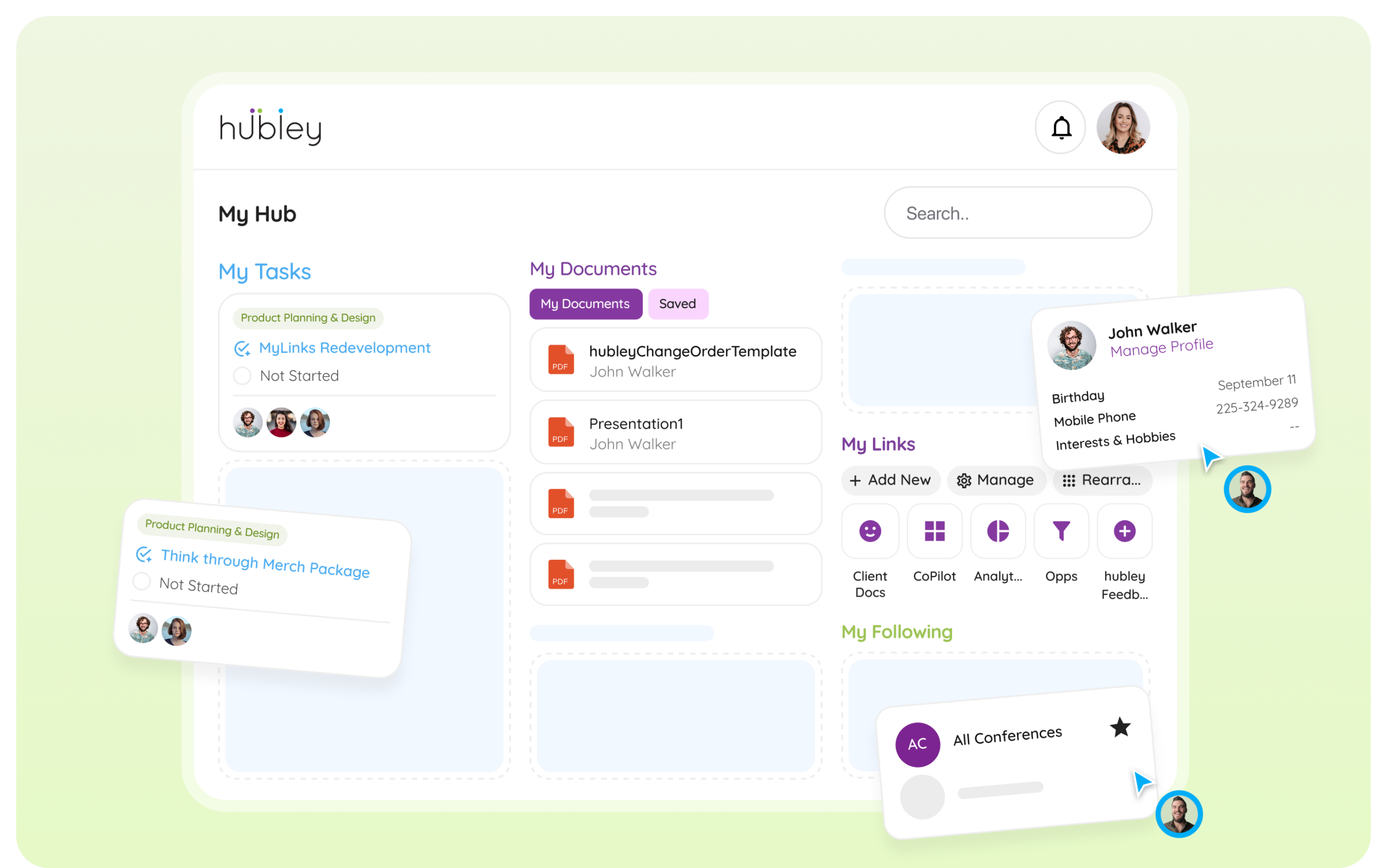 Modern SharePoint Intranet | hubley