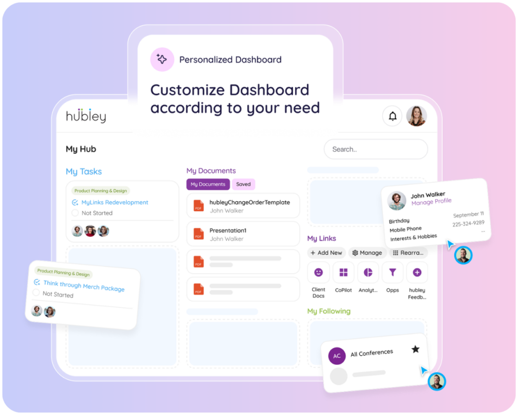 SharePoint & Microsoft 365 Apps for Your Intranet | hubley